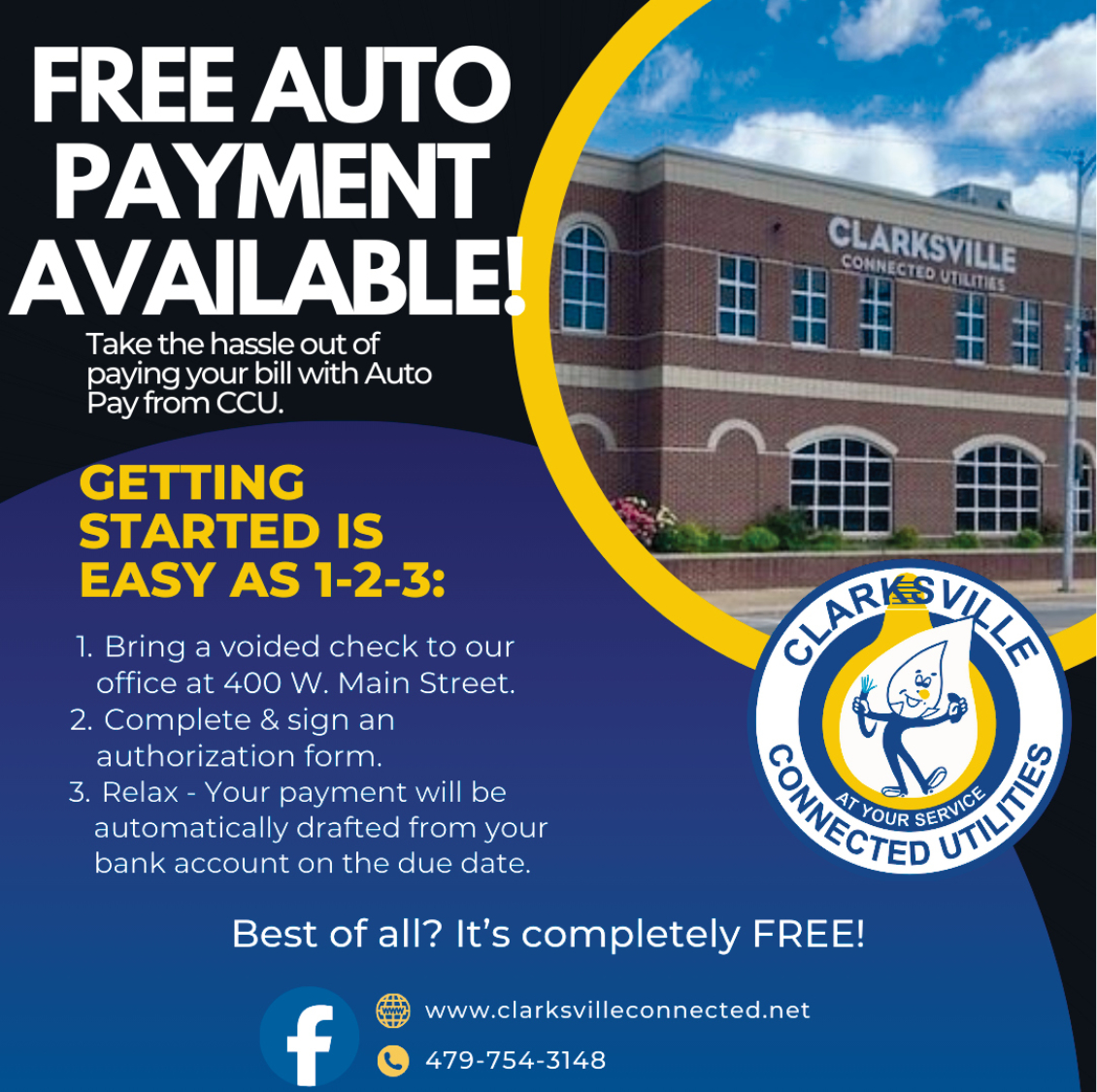 CCU Clarifies Payment Fee Changes; Promotes Free Auto Pay Option – The ...